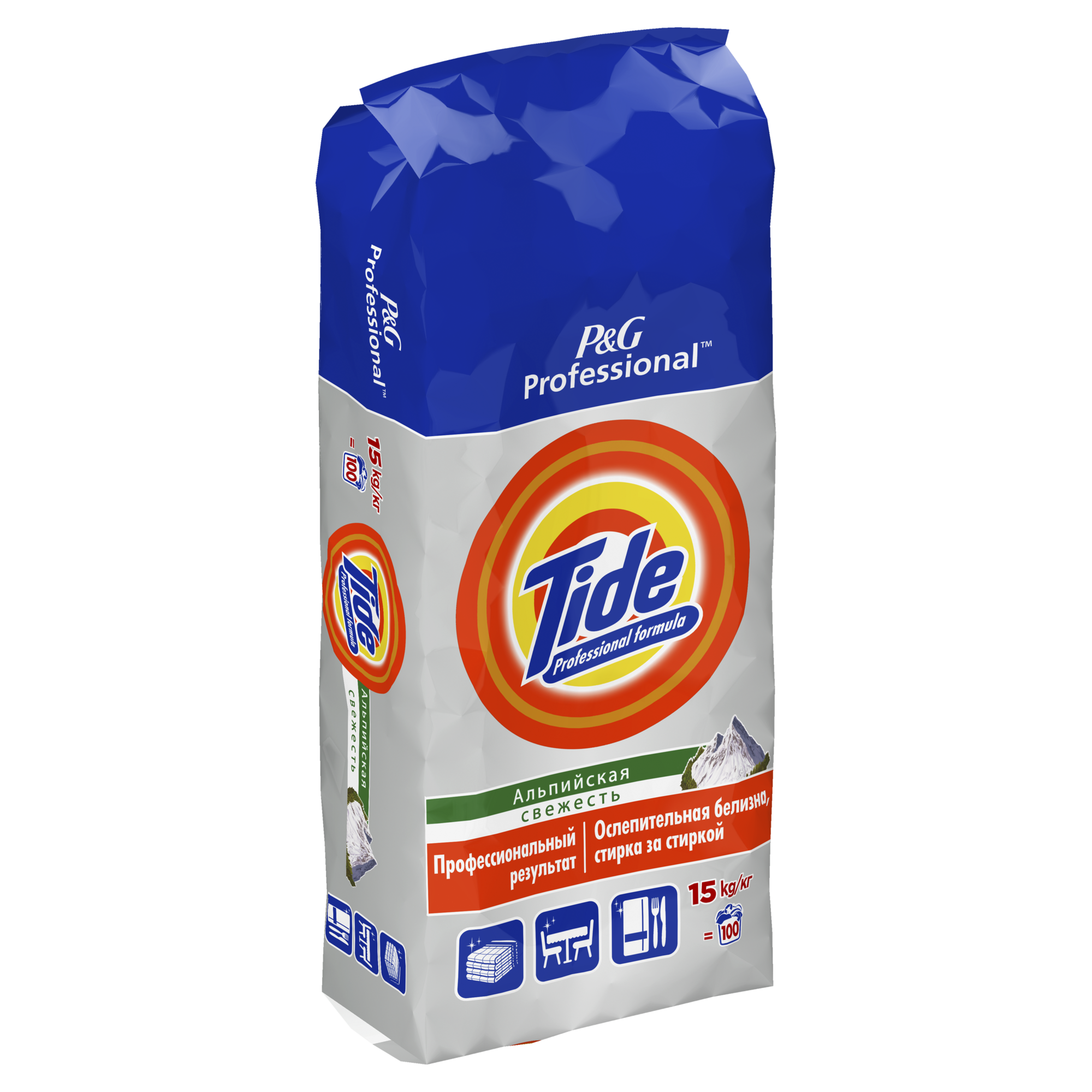 Порошок для стирки Tide Professional Expert 15 кг "Альпийская свежесть"